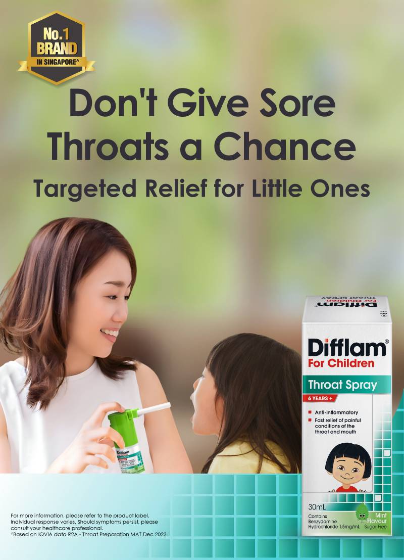 Sore throat remedies & oral health | Difflam /Singapore